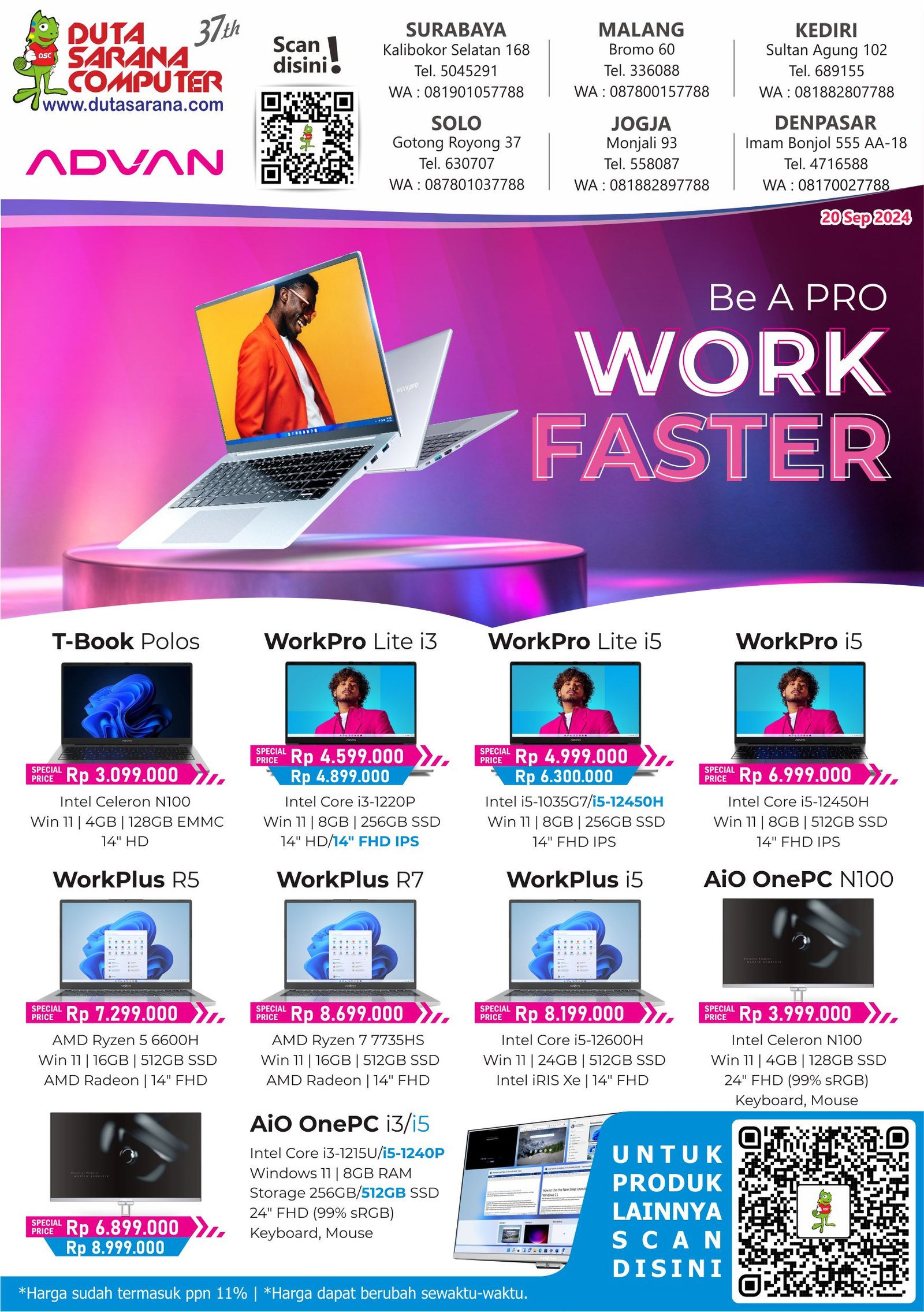 DUTA SARANA COMPUTER - PRICE LIST
